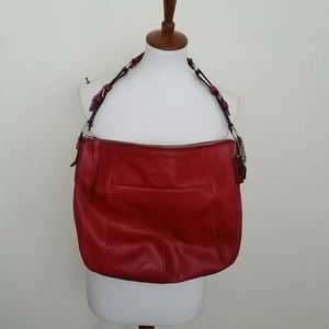 Coach | Bags | Coach Soho Red Leather Hobo Bag | Poshmark